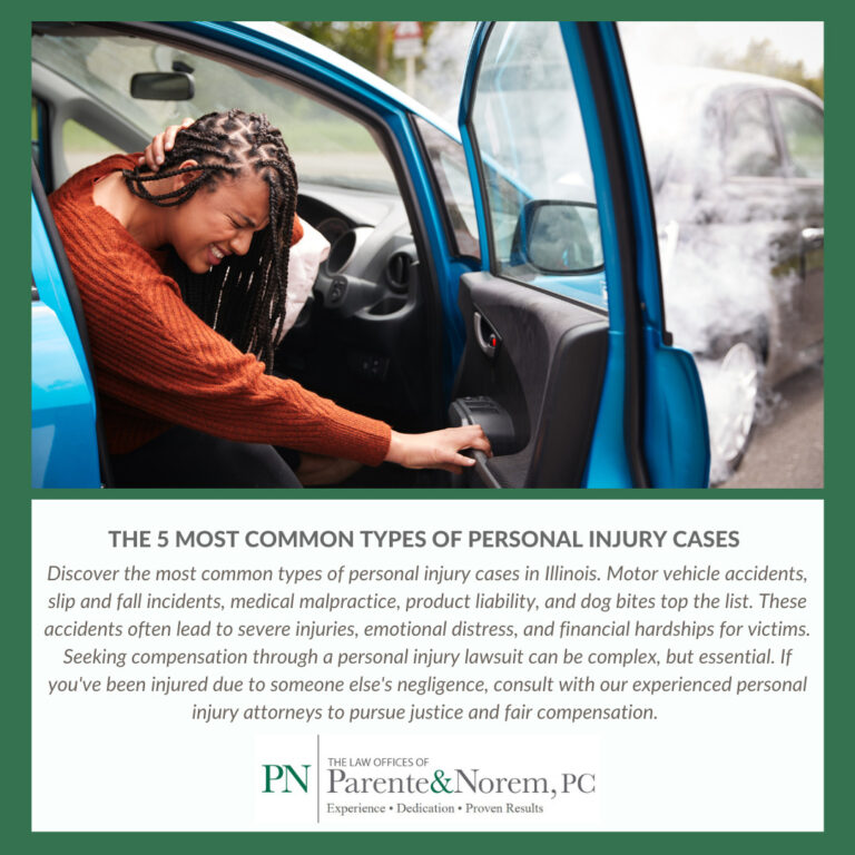 P&N BLOG | The 5 Most Common Types Of Personal Injury Cases - Law Offices Of Parente & Norem