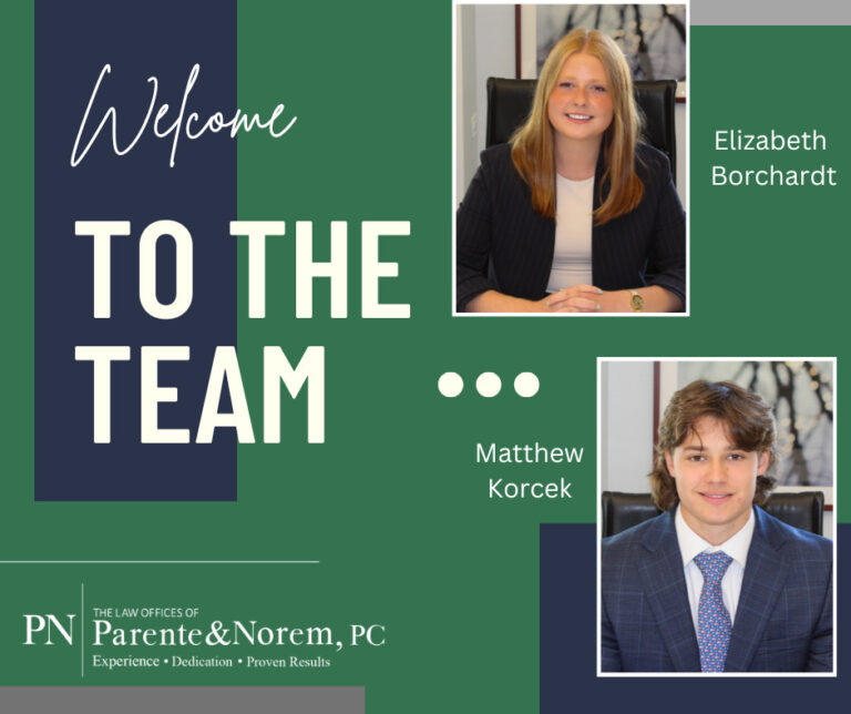 P&N BLOG | Parente & Norem Welcomes Summer Law Clerks Elizabeth ...